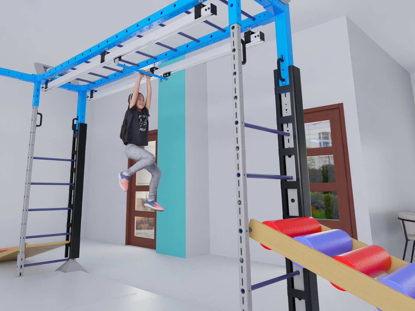 3.5" Adventure U Shaped Safety Column Wrap (3 Sides) - Summit Sensory Gym