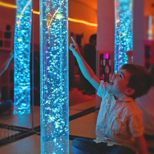 Calming Sensory Bubble & Hurricane Tubes | Summit Sensory Gym - Summit ...