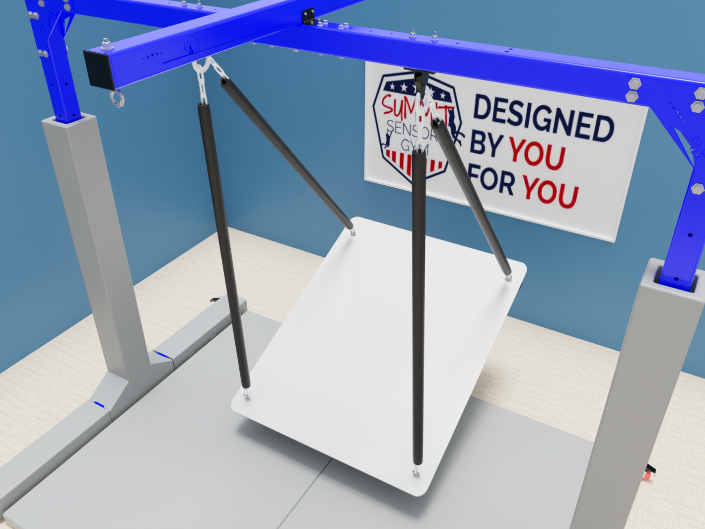 Mobile Free Standing Therapy Swing Frame for Therapy Spaces - Summit ...