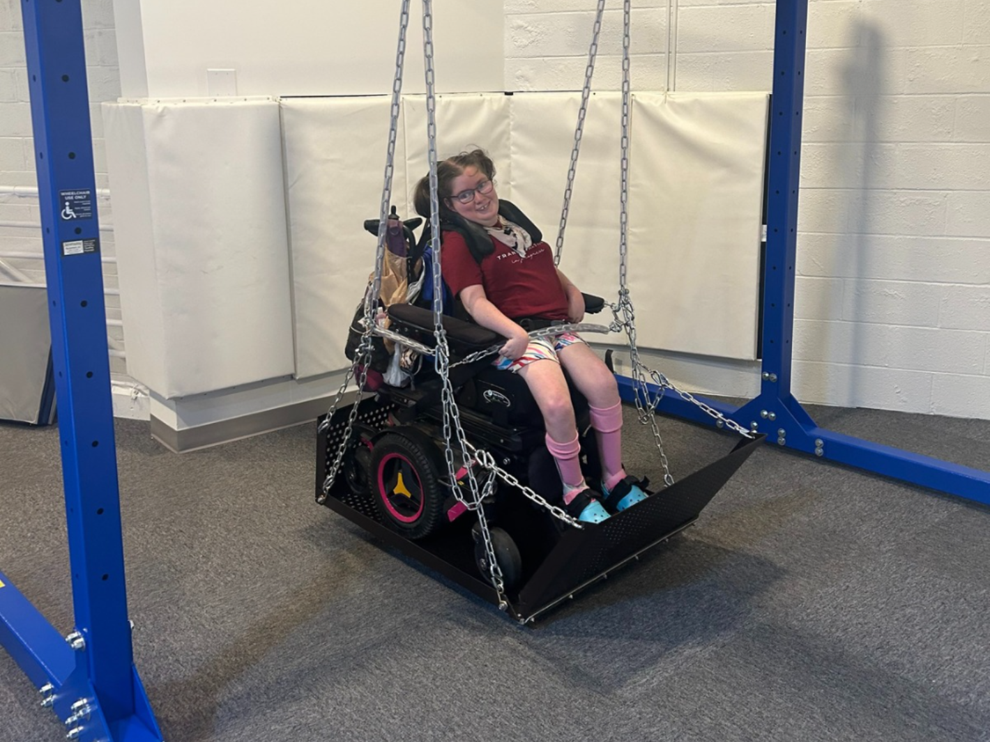 Summit Wheelchair Swing Platform - Summit Sensory Gym